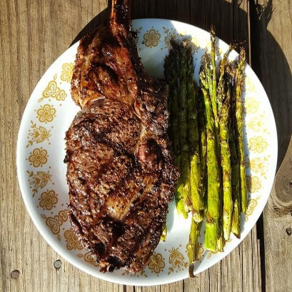 Bison Tomahawk Ribeye Steak | Buck Wild Bison